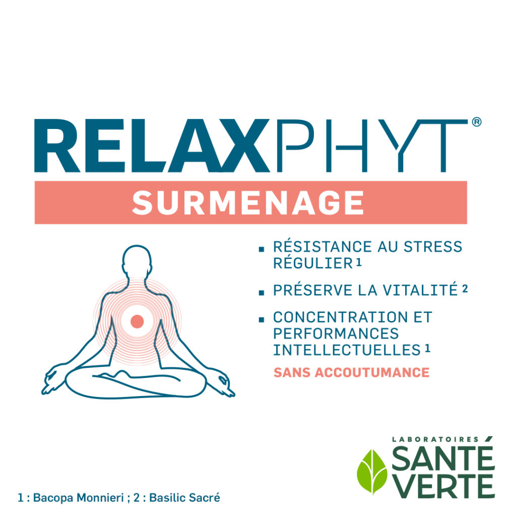 RELAXPHYT® Surmenage (20c) • Laboratoires Santé Verte